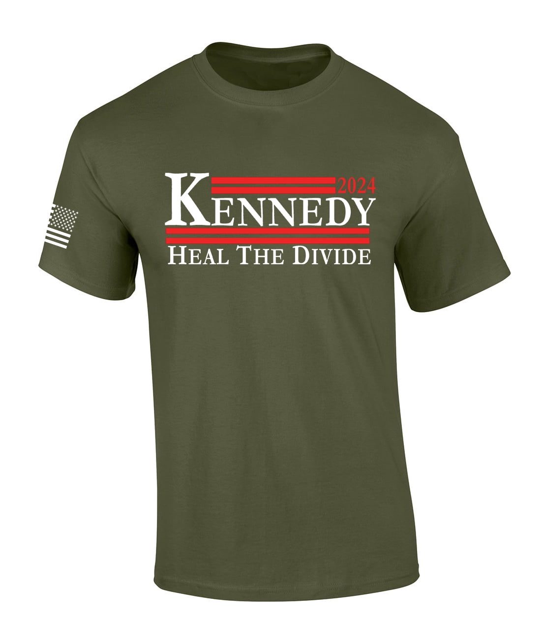 Trenz Shirt Company RFK Jr. Kennedy Heal The Divide Kennedy 2024 Short ...
