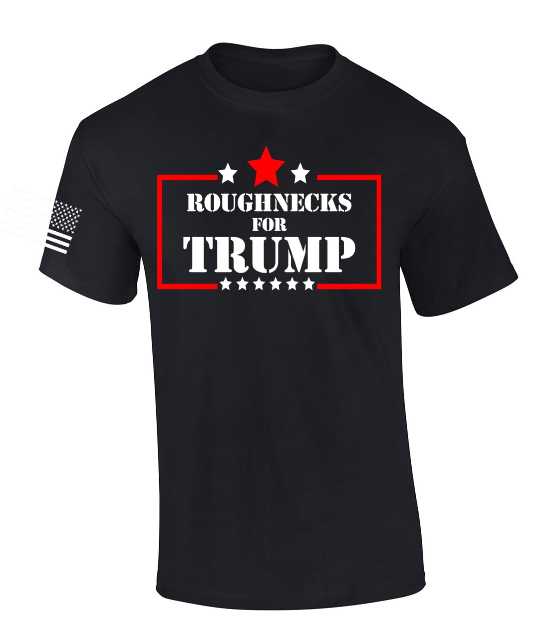 Trenz Shirt Company Roughnecks For Trump Short Sleeve T-shirt-Black-X ...