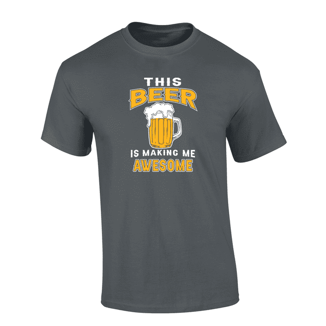 Trenz Shirt Company This Beer Is Making Me Awesome Short Sleeve Mens ...