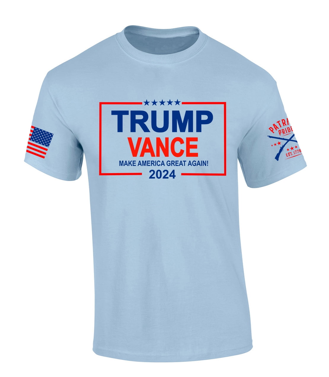 Trenz Shirt Company Trump Vance 2024 Make America Great Again Red And ...