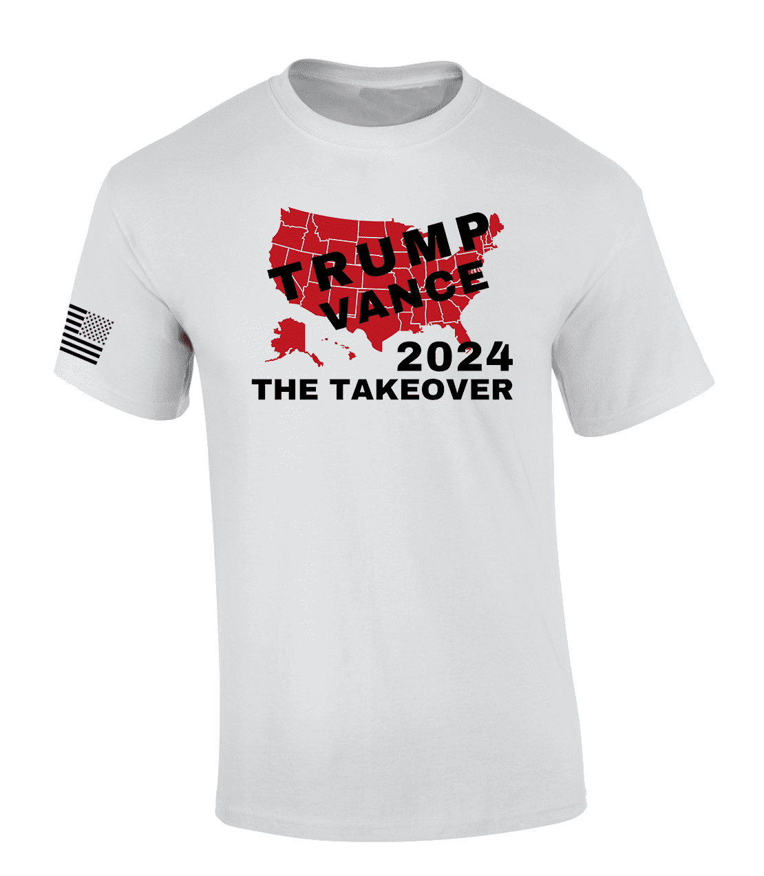 Trenz Shirt Company Trump Vance 2024 The Takeover Short Sleeve Mens ...