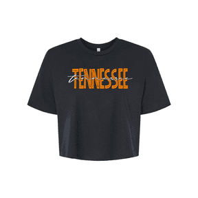 Trenz Shirt Company Womens Tennessee Tee Football TN Orange Team Name T ...