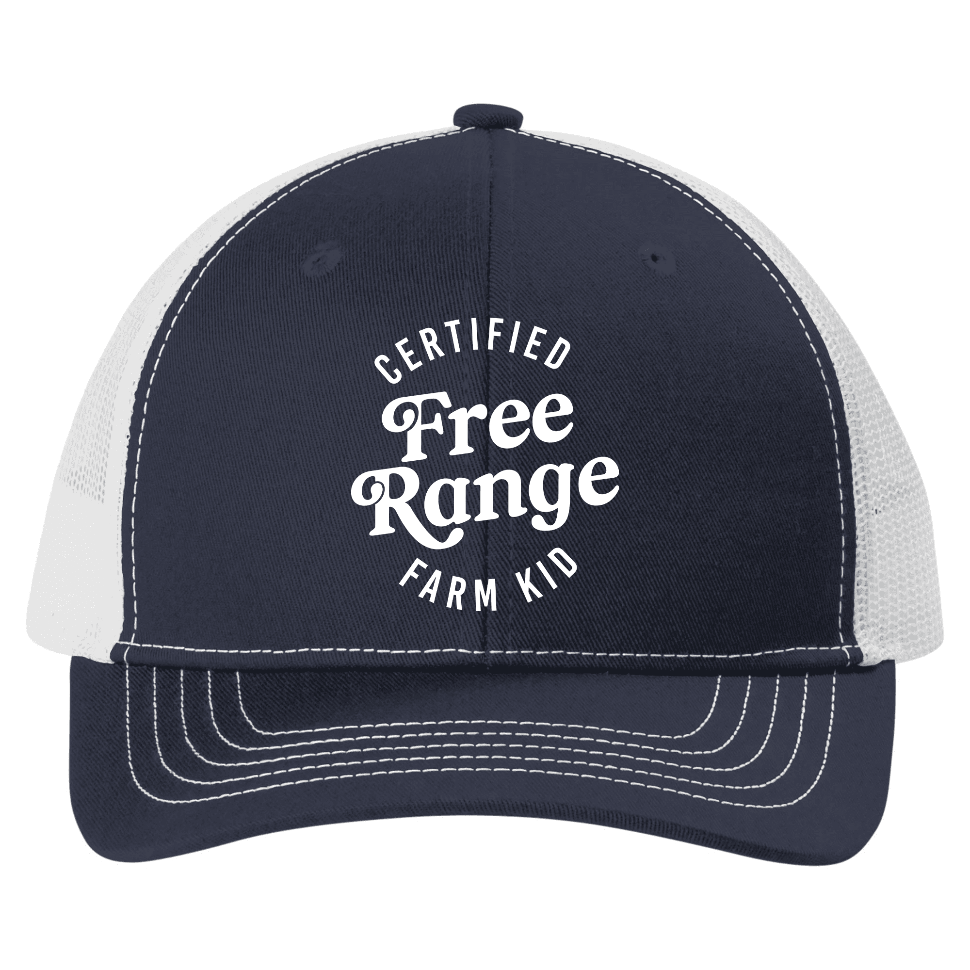 Trenz Shirt Company Youth Boys Free Range Farm Kid Trucker Hat ...