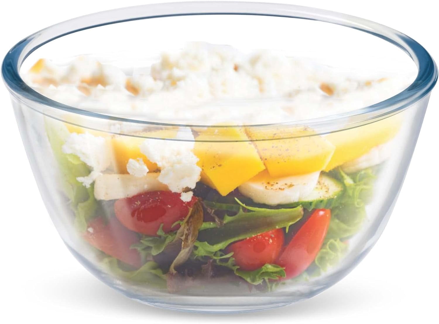 Treo By Milton 1500 Ovensafe Mixing Borosilicate Glass Bowl, 1550 ml ...