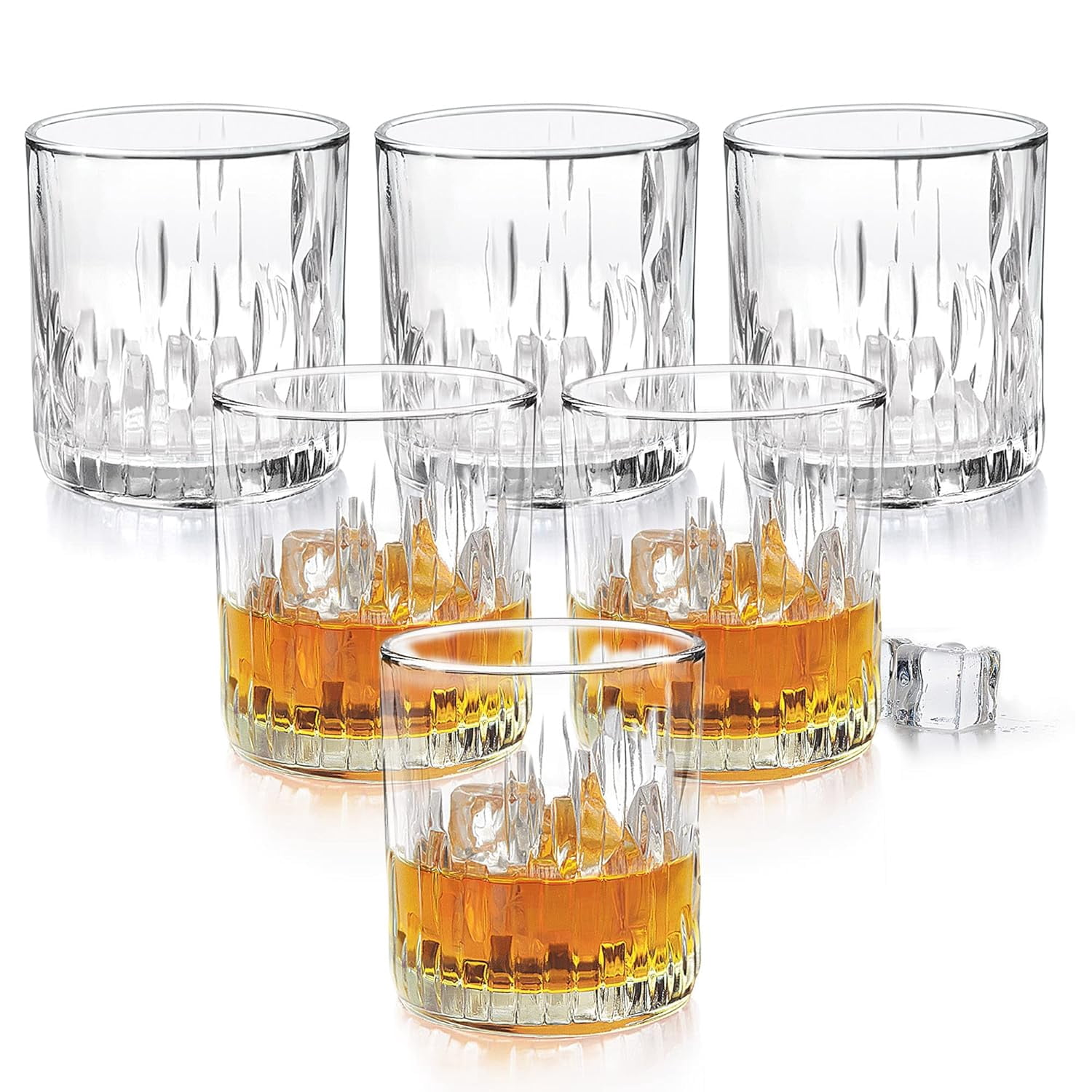 Treo by Milton Steps 330 Whiskey Glass Tumbler Set of 6 330 ml Each ...
