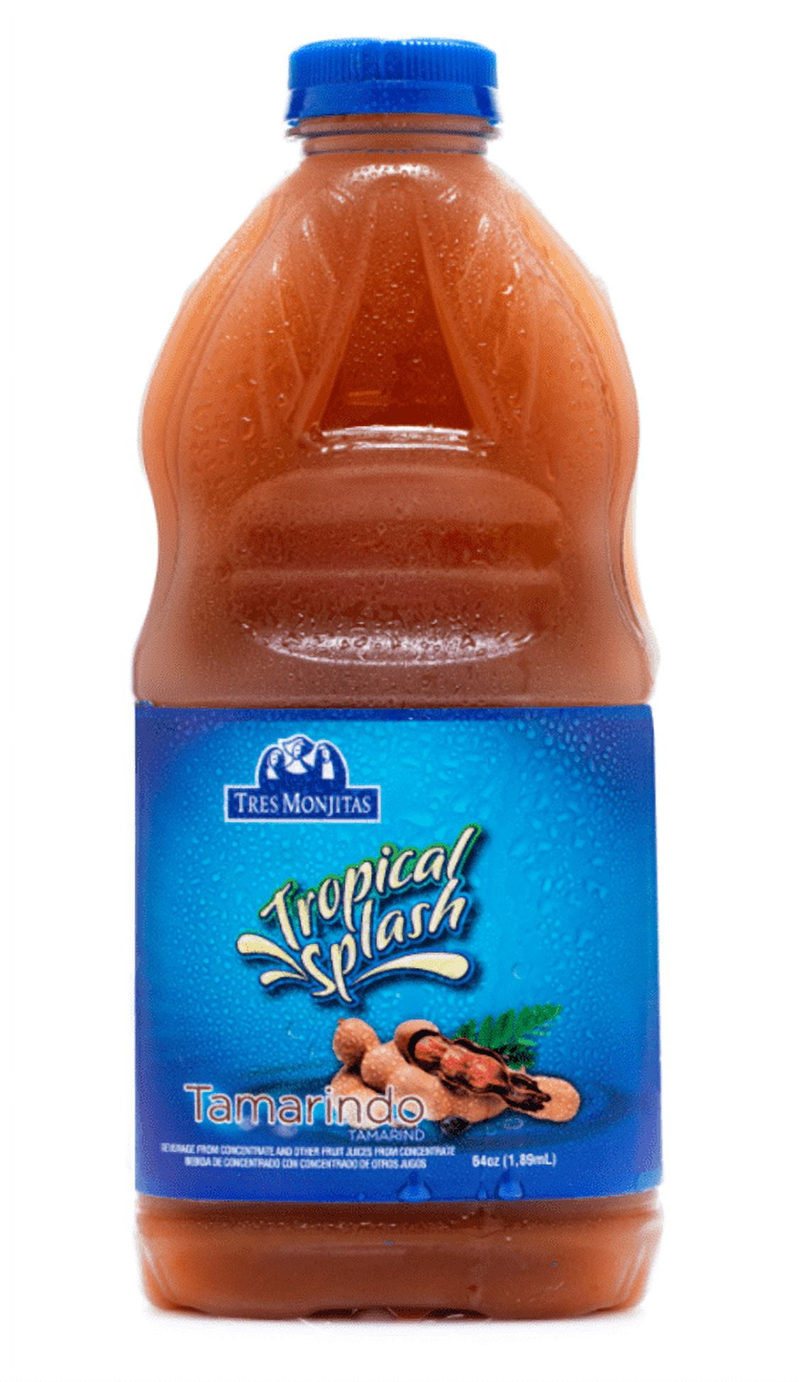 Tres Monjitas Smooth Tropical Splash Tamarindo Juice, 64oz, Plastic ...