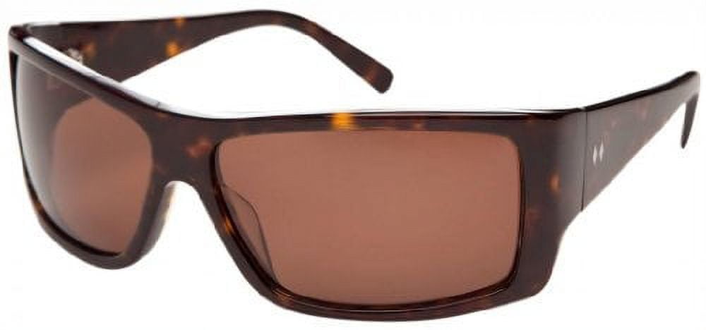 Tres Noir Men's Bronson Wrap Sunglasses Large Fit 64 mm (Sunrise Tort ...