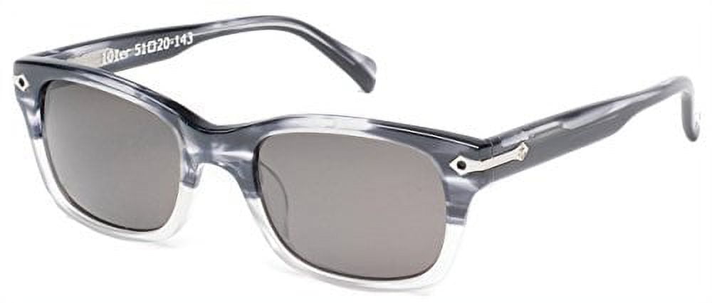 Tres Noir Optics 101er Wayfarer Sunglasses (Grey Tortoise / Smoke ...