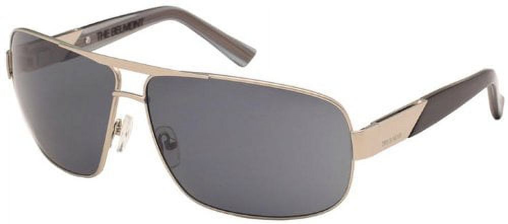 Tres Noir "The Belmont" Aviator Sunglasses Square Metal Frame - Walmart.com