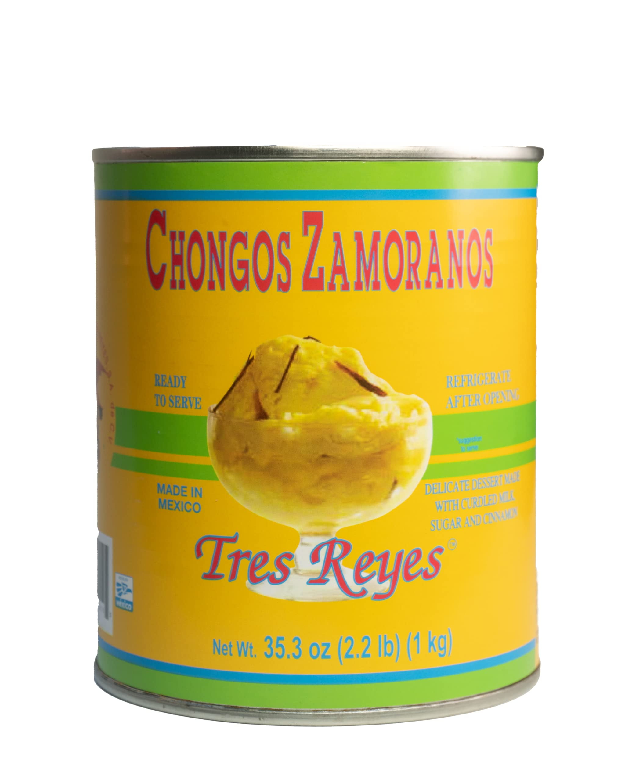 Tres Reyes - Authentic Mexican MDA05 Chongos Zamoranos - 35.3 oz (2.2 ...