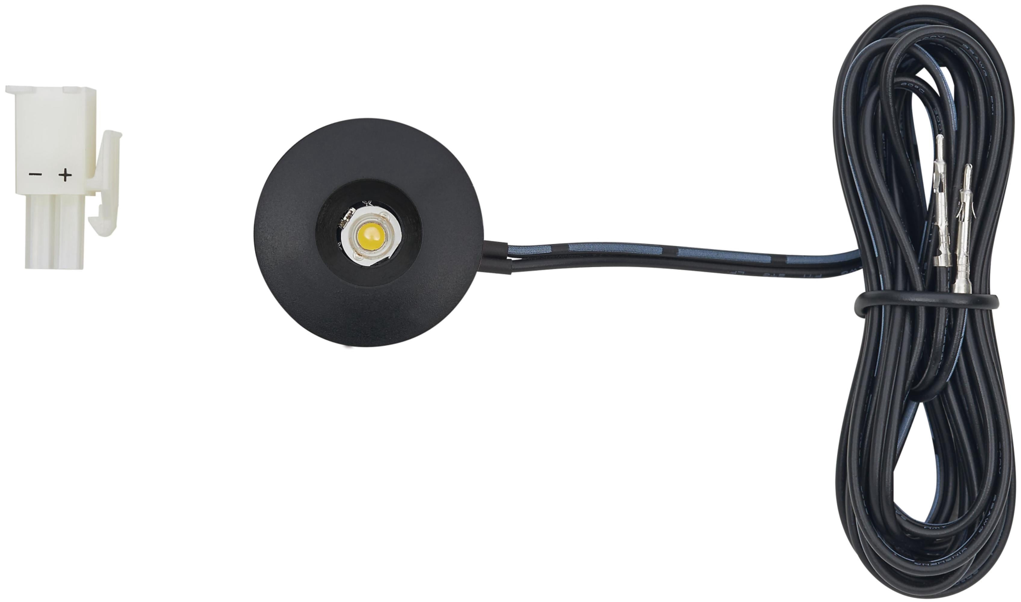 Tresco L-Led-1Eb-W-1 12Vdc 1W Pockit Point Led Light - Black - Walmart.com