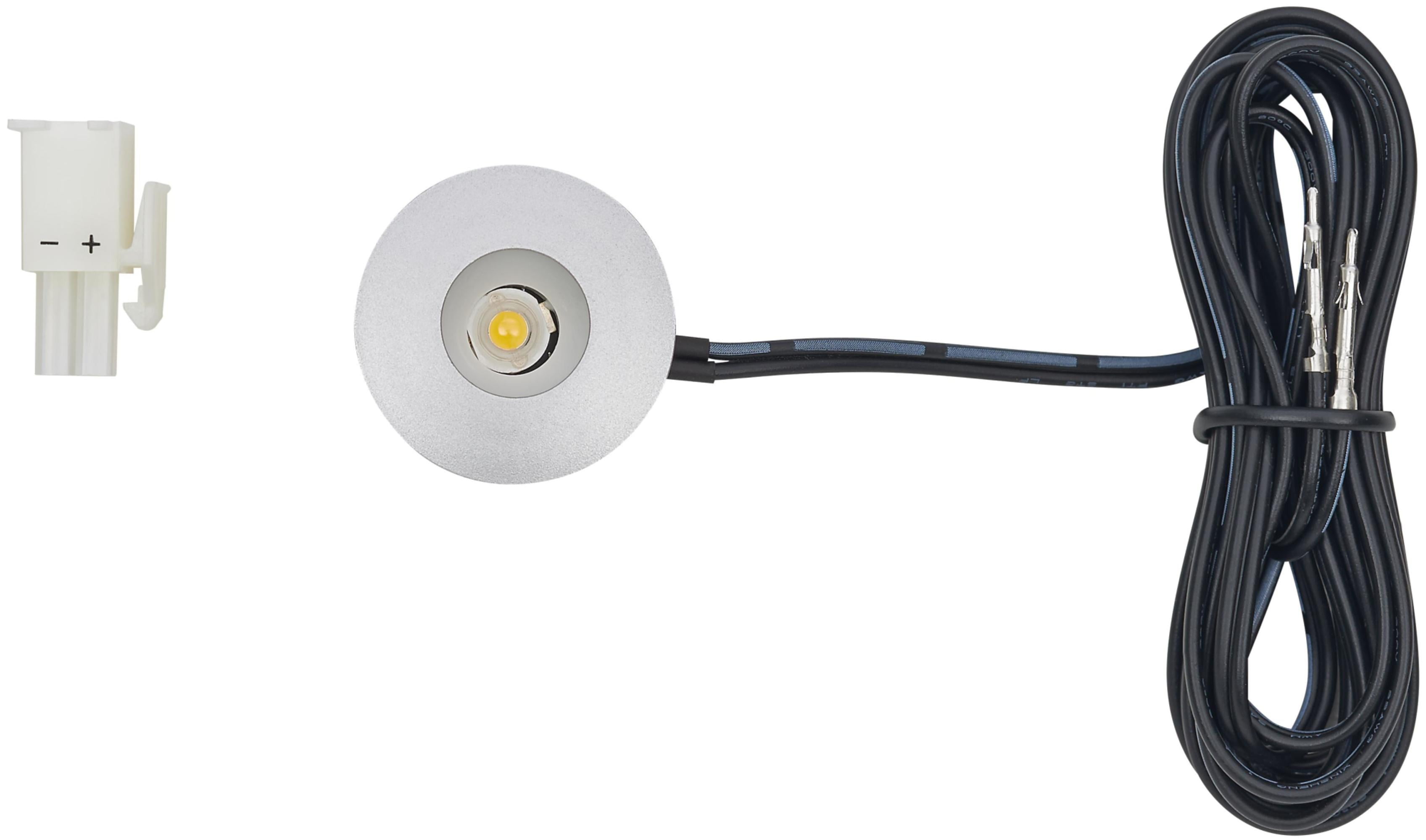 Tresco L-Led-1Eb-W-1 12Vdc 1W Pockit Point Led Light - Nickel - Walmart.com