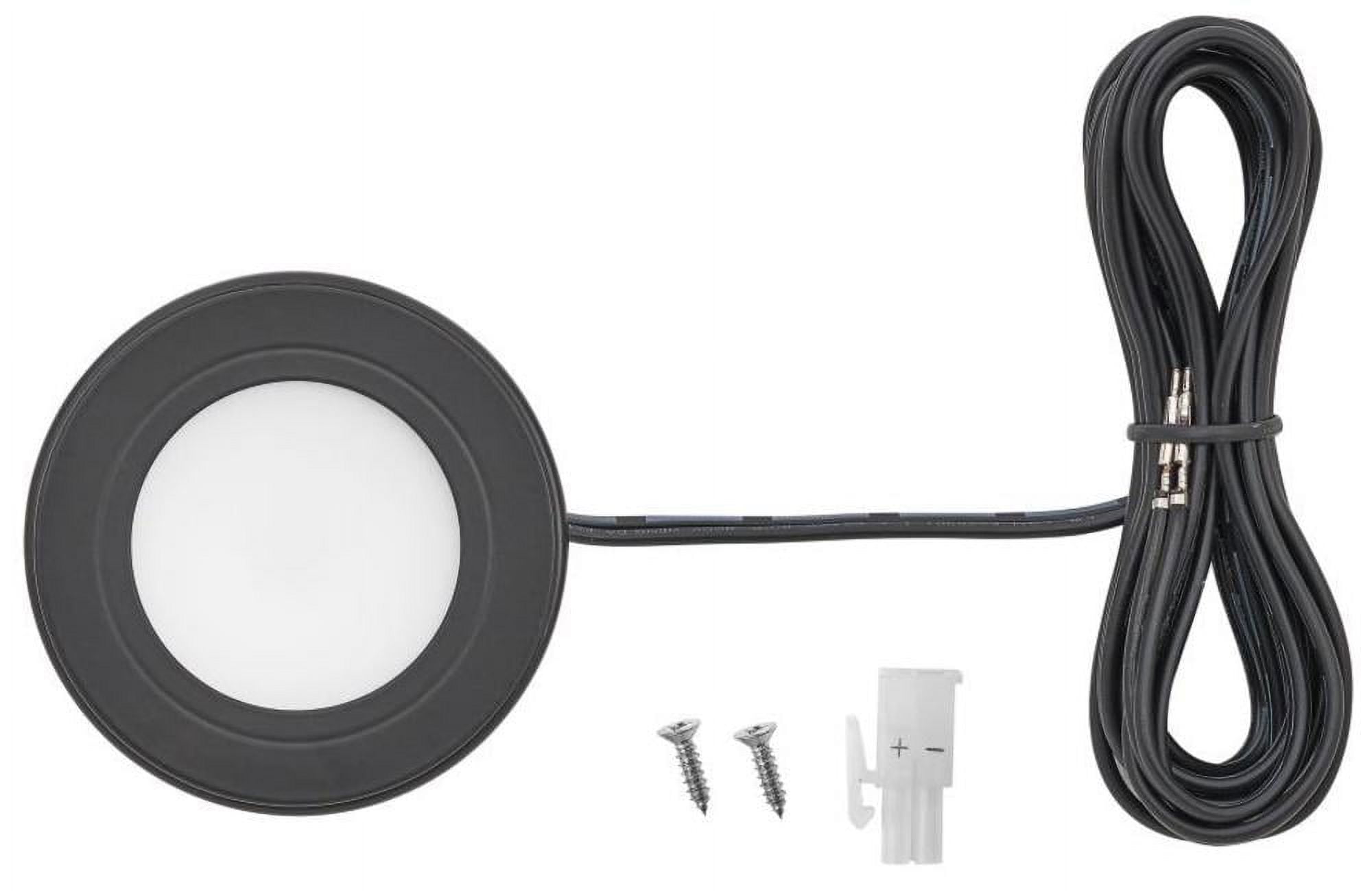 Tresco L-POC-3EQFR-CBL-1 12Vdc 3W Equiline Led Puck Light - Black ...