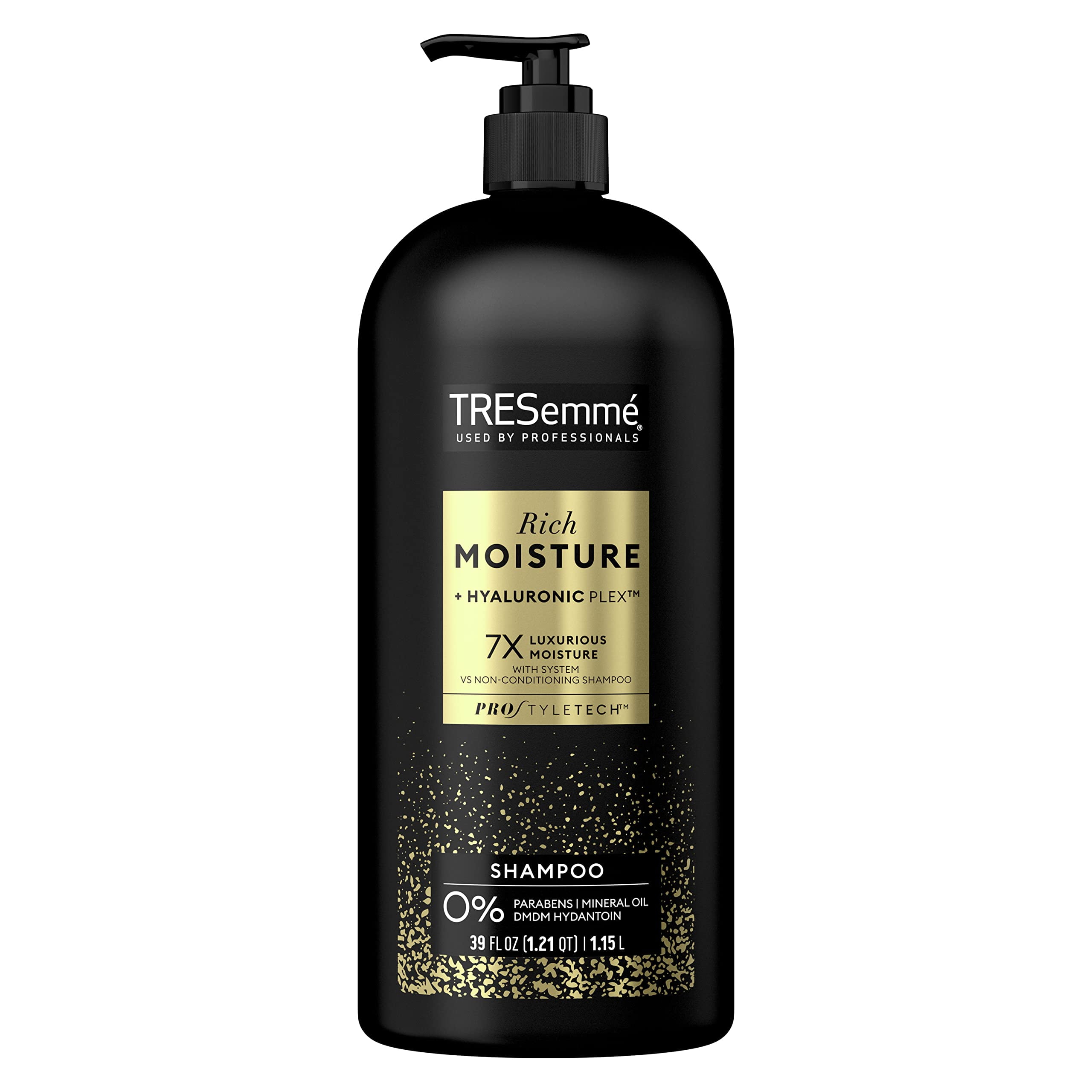 Tresemmé Rich Moisture Hydrating Shampoo With Pump 4 Count For Dry Hair ...