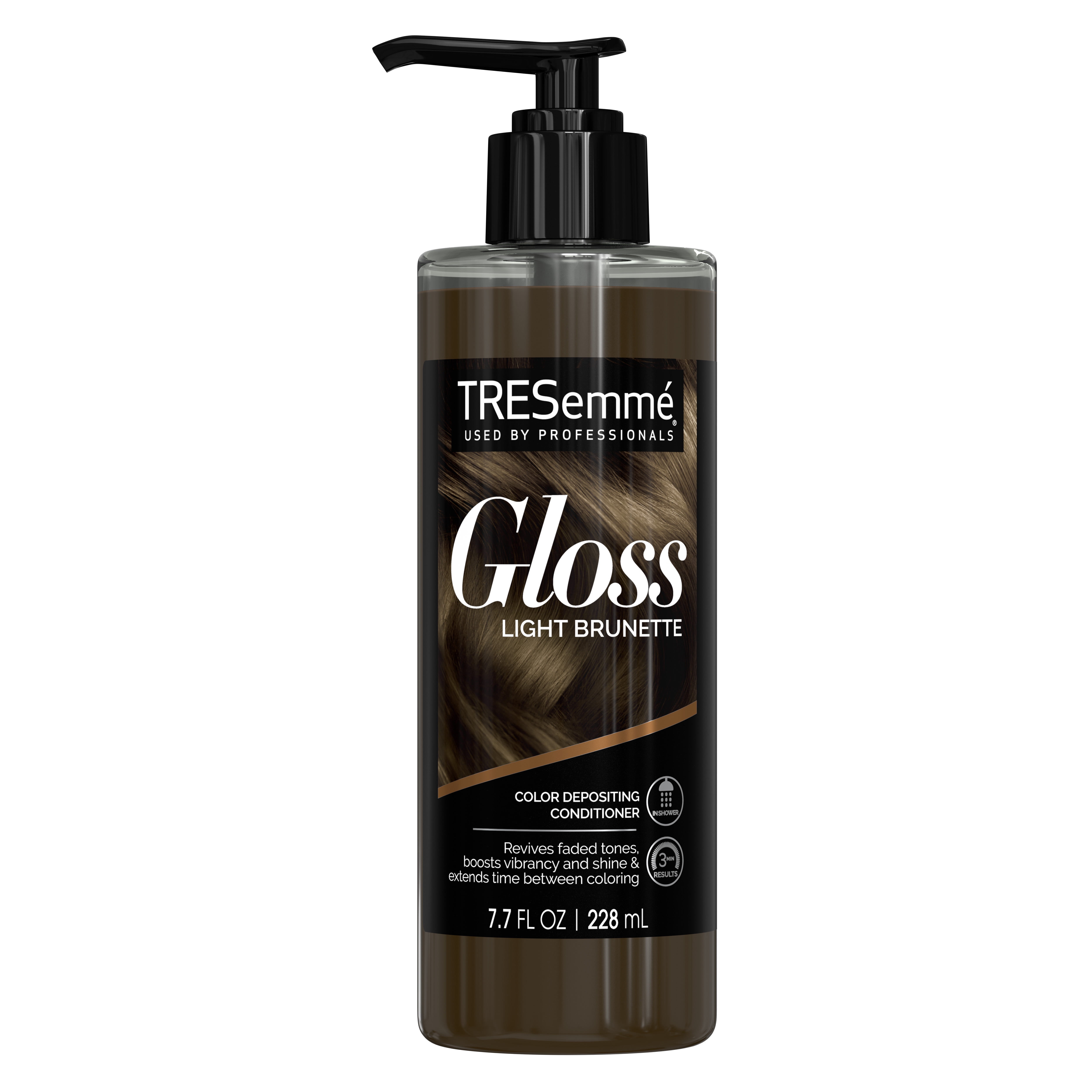 Tresemme Gloss Light Brunette Hair Care Shampoo, 3-Minute In-Shower ...
