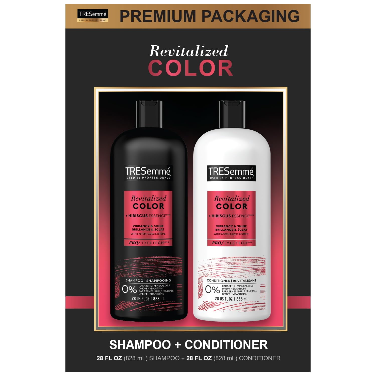 TRESemmé Color Revitalize Shampoo and Conditioner Set for Hair Color ...