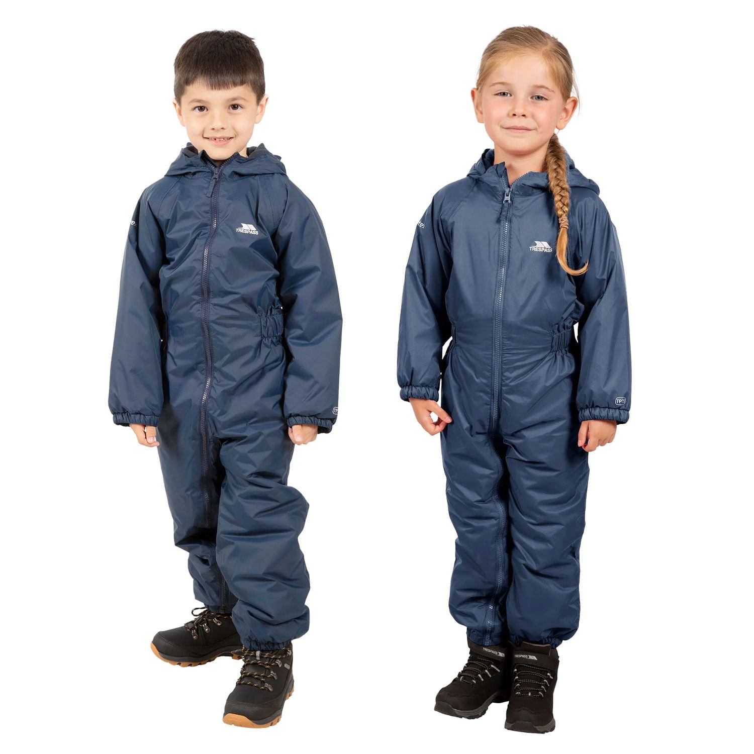 Trespass Little Kids Dripdrop Padded Waterproof Rain Suit - Walmart.com