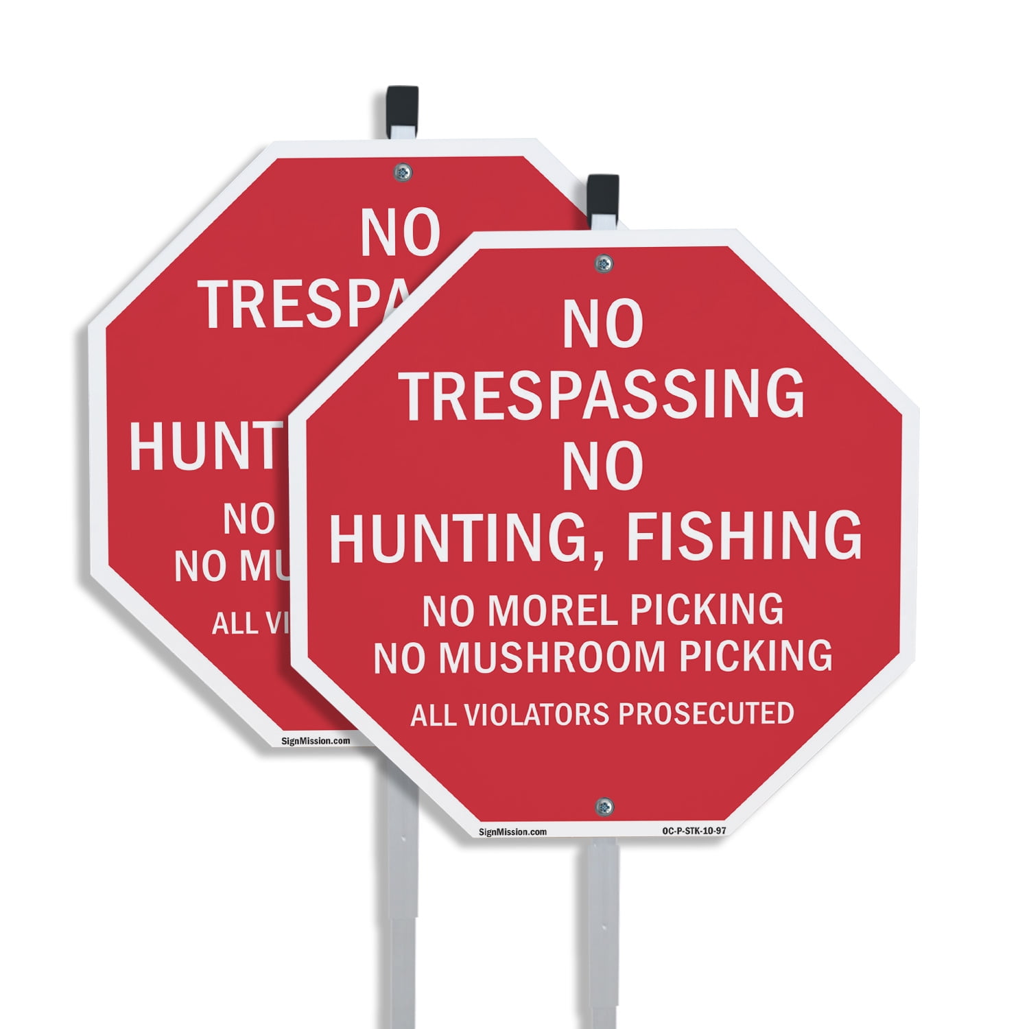 No Trespassing No Hunting Fishing No Morel Picking No Mushroom Picking ...