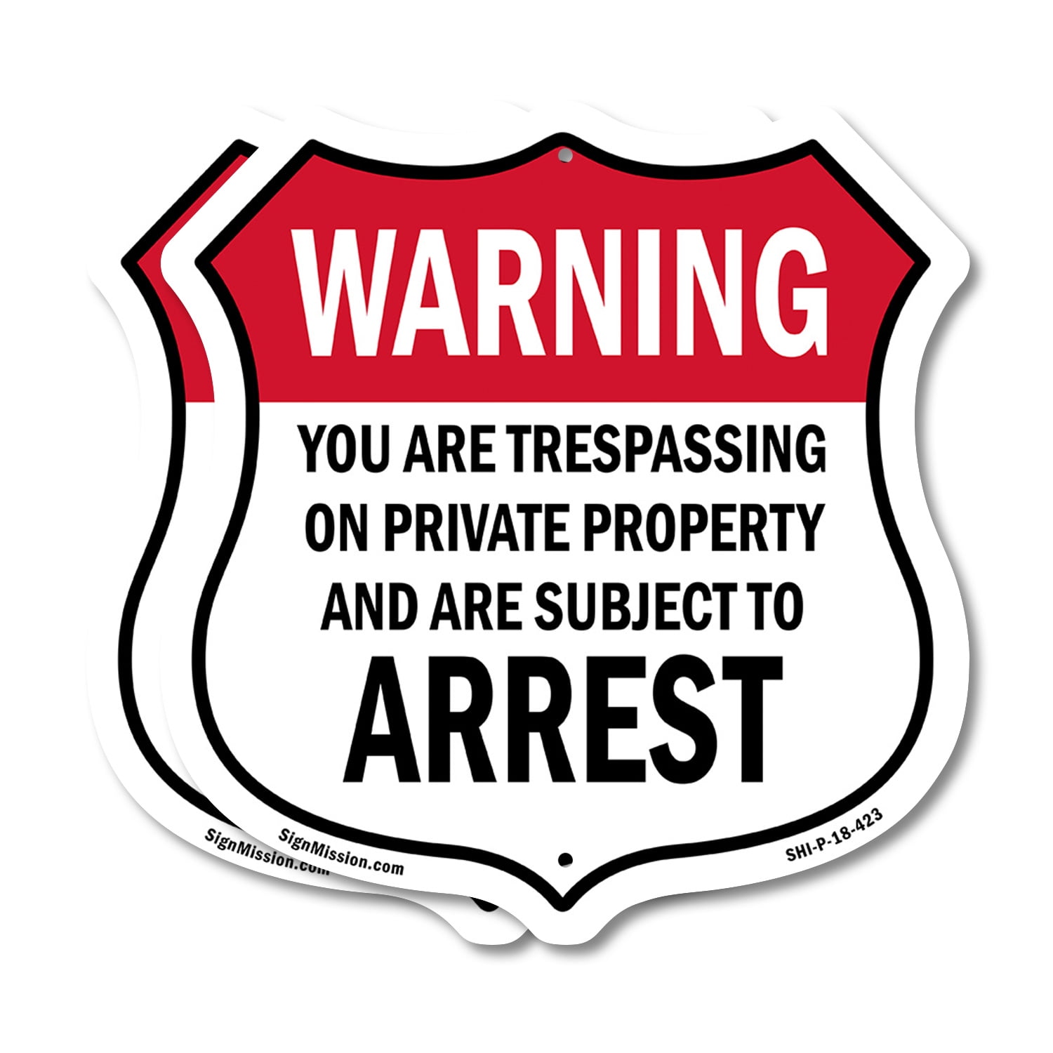 No Trespassing Warning You Are Trespassing On Private Property And Are ...