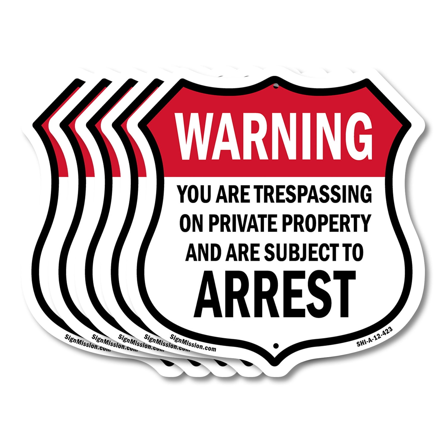 No Trespassing Warning You Are Trespassing On Private Property And Are ...