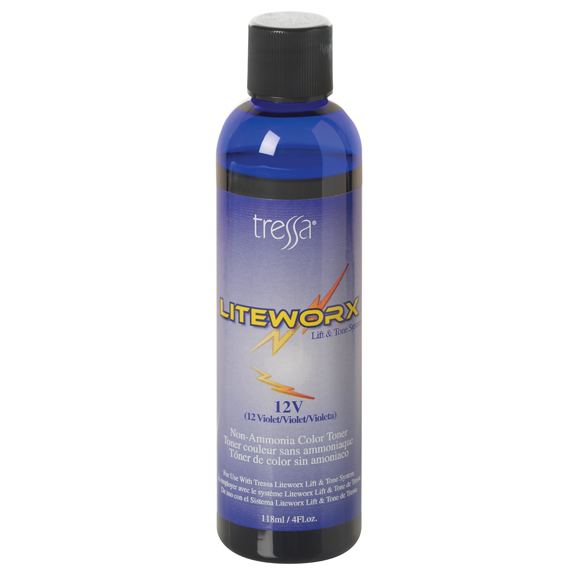 Tressa Liteworx Toner, Conditioning Hair Toner, 12V Violet, 4 oz ...