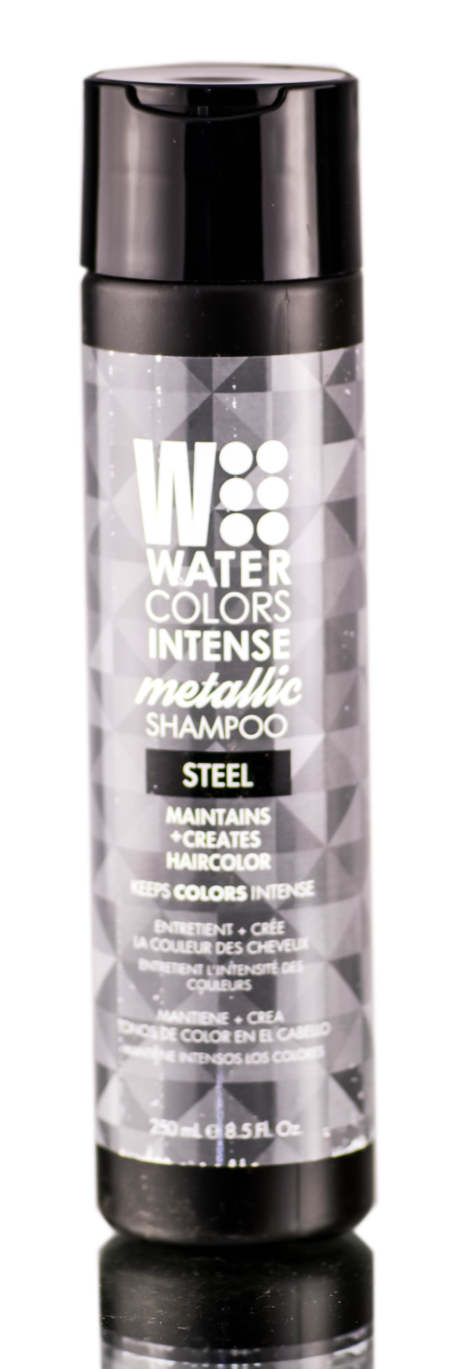 Tressa Intense Metallic Hair Coloring Shampoo, Steel, 8.5 oz, Water ...