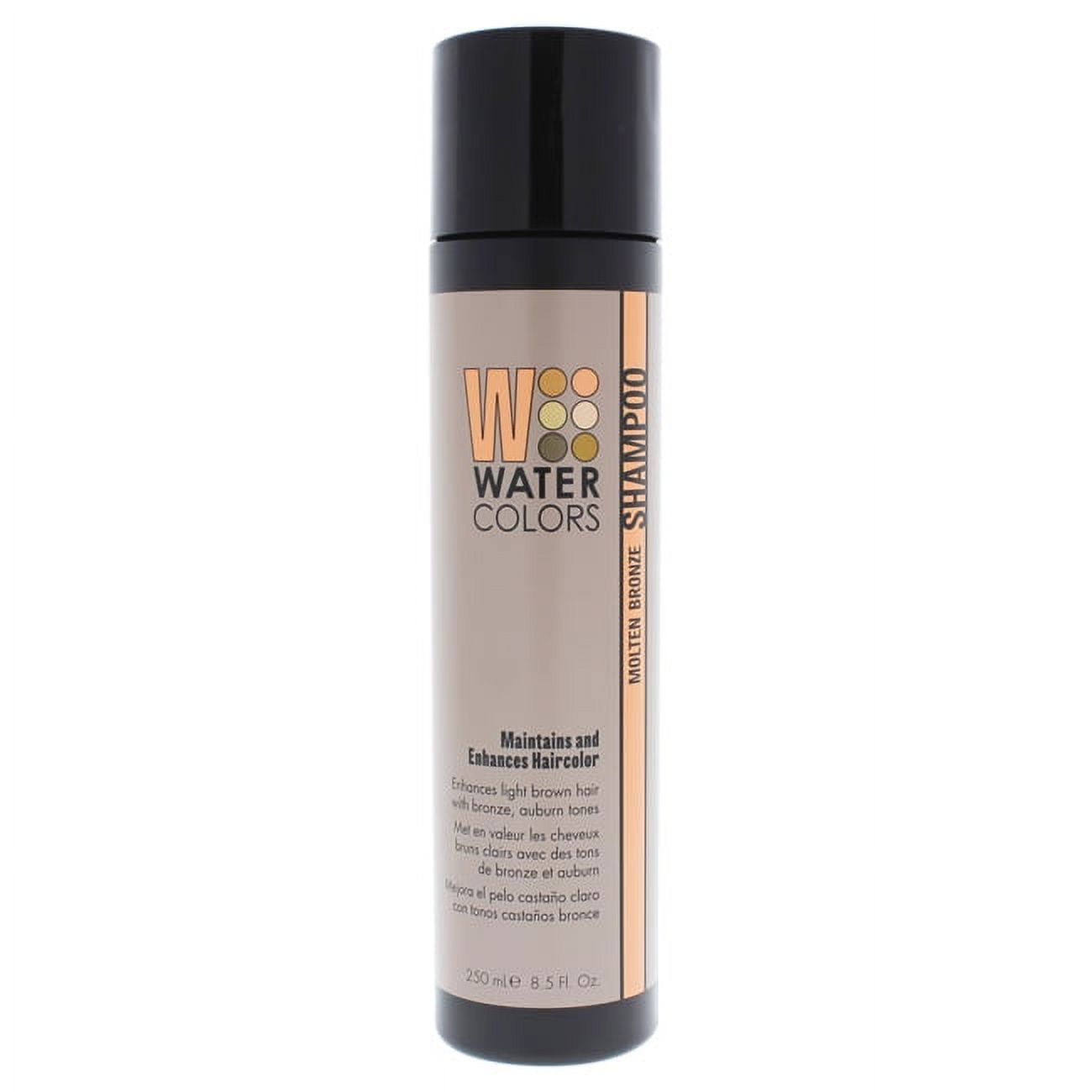 Tressa Watercolors Maintenance Shampoo, 8.5 oz, Molten Bronze, Sulfate ...