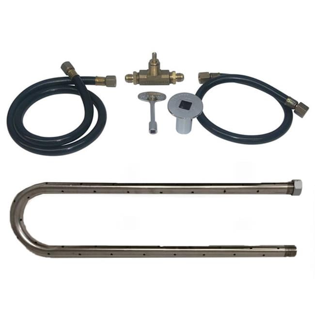 Tretco Fire Pit U Burner Kit - Walmart.com