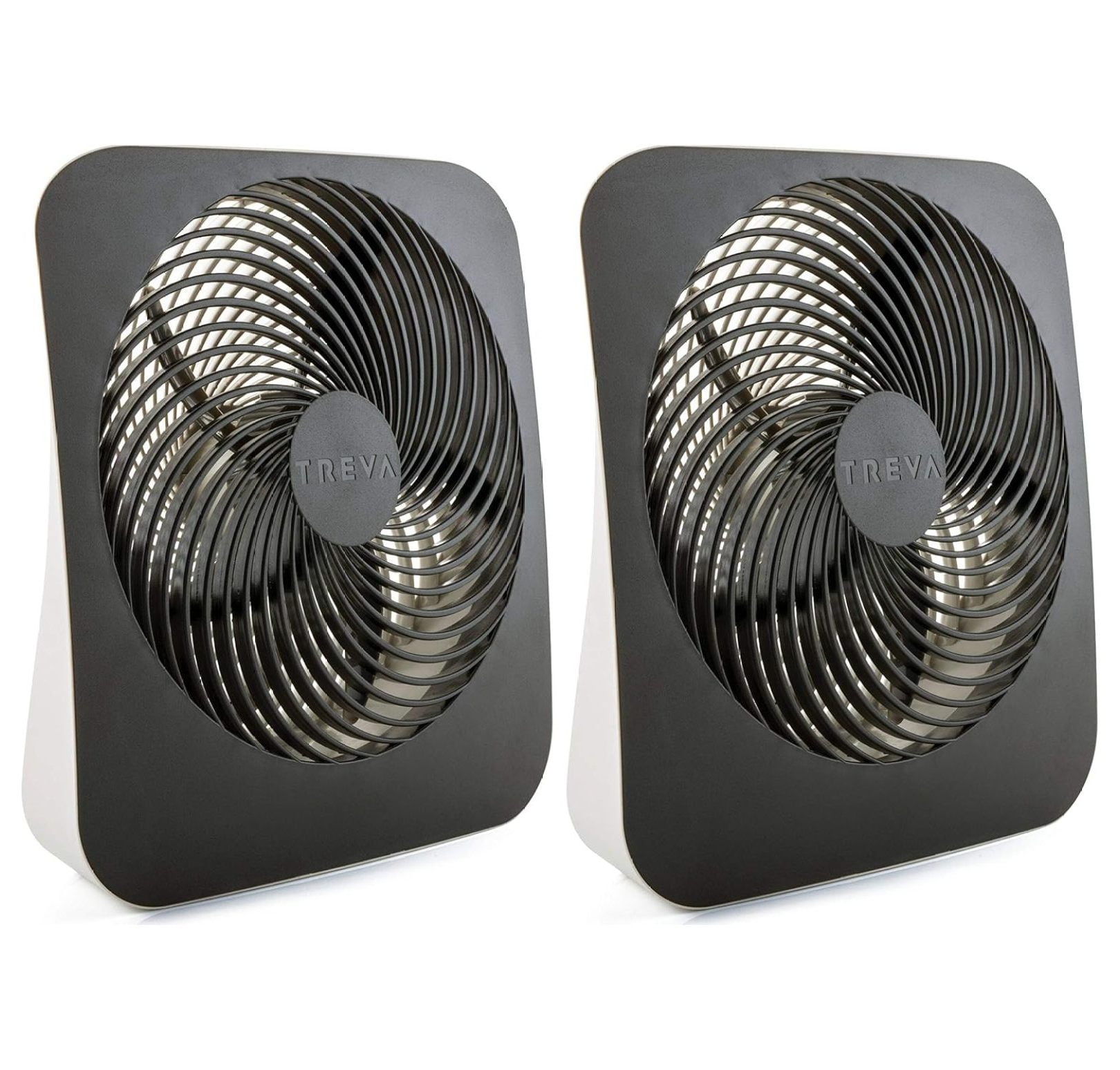Treva 10-Inch Portable Desktop Air Circulation Battery Fan - 2 Cooling ...