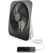 O2Cool 10 Inch Indoor/Outdoor Portable Fan, AC Adapter or Battery ...