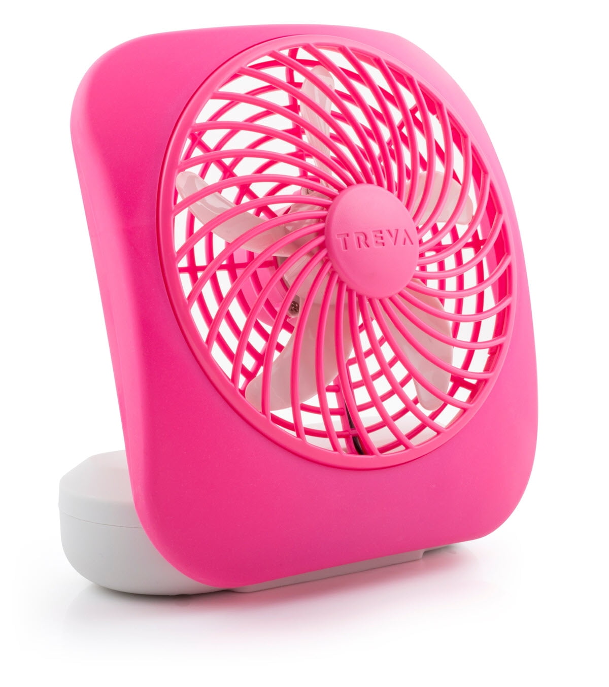 Treva 5 inch Portable Battery Powered 2 Speed Personal Desktop Fan ...