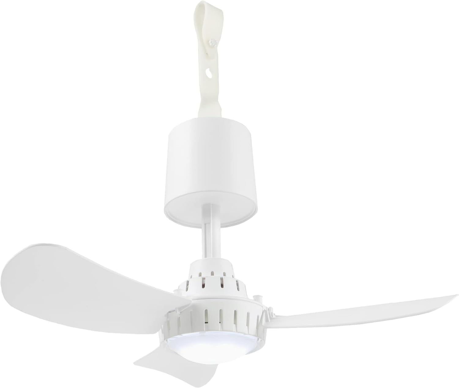 Treva Rechargeable 15 in Canopy Fan Easy to Assemble Portable Ceiling ...