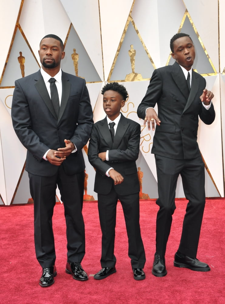 Trevante Rhodes Alex R. Hibbert Ashton Sanders At Arrivals For The 89Th ...