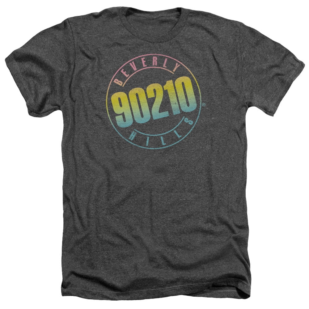 Trevco 90210-Color Blend Logo - Adult Heather Tee - Charcoal- 2X ...