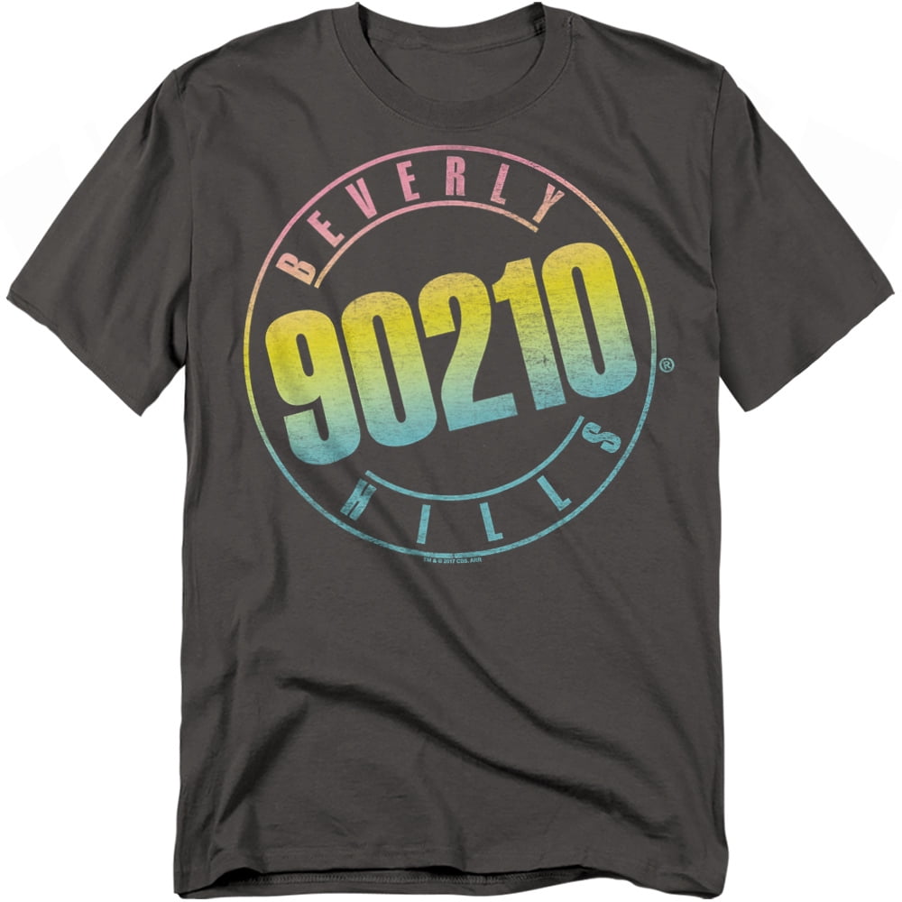 Trevco 90210-Color Blend Logo - Short Sleeve Adult 18-1 Tee - Charcoal ...