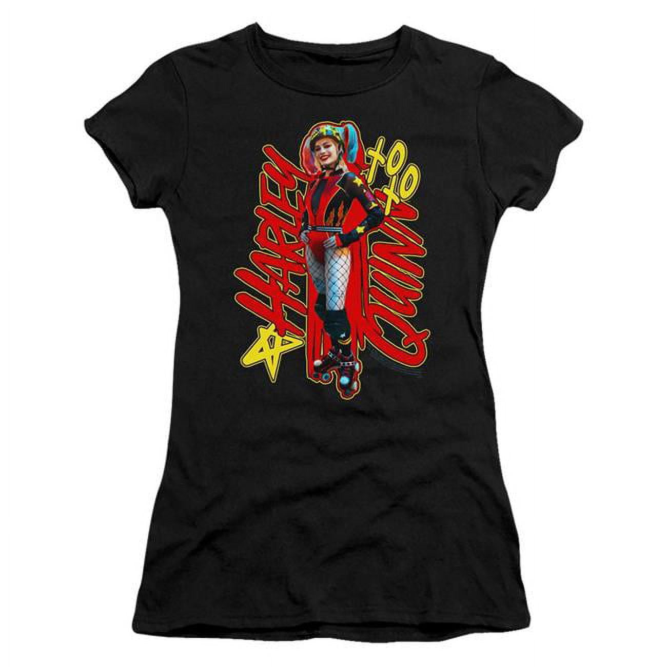 Trevco Birds of Prey & Harleymania-Short Sleeve Junior Sheer T-Shirt ...