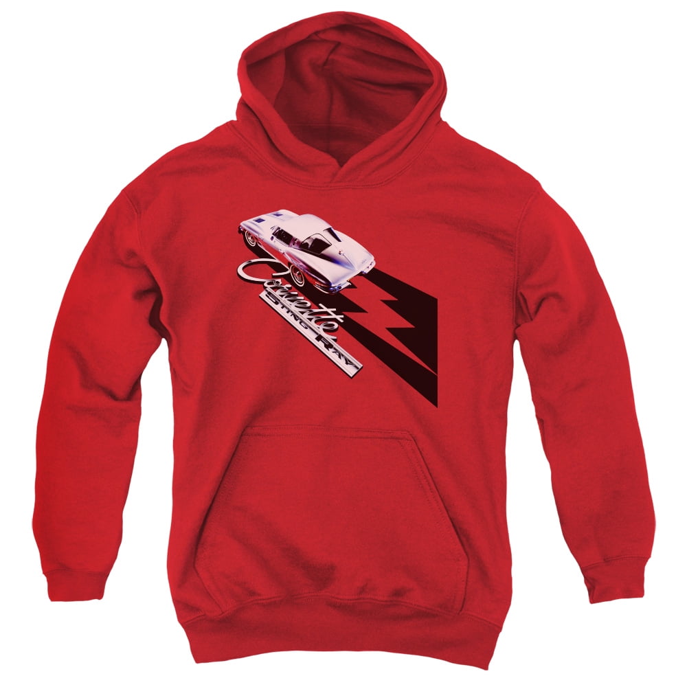 Trevco CHV161-YFTH-3 Chevrolet & Split Window Sting Ray Youth Pull-Over ...