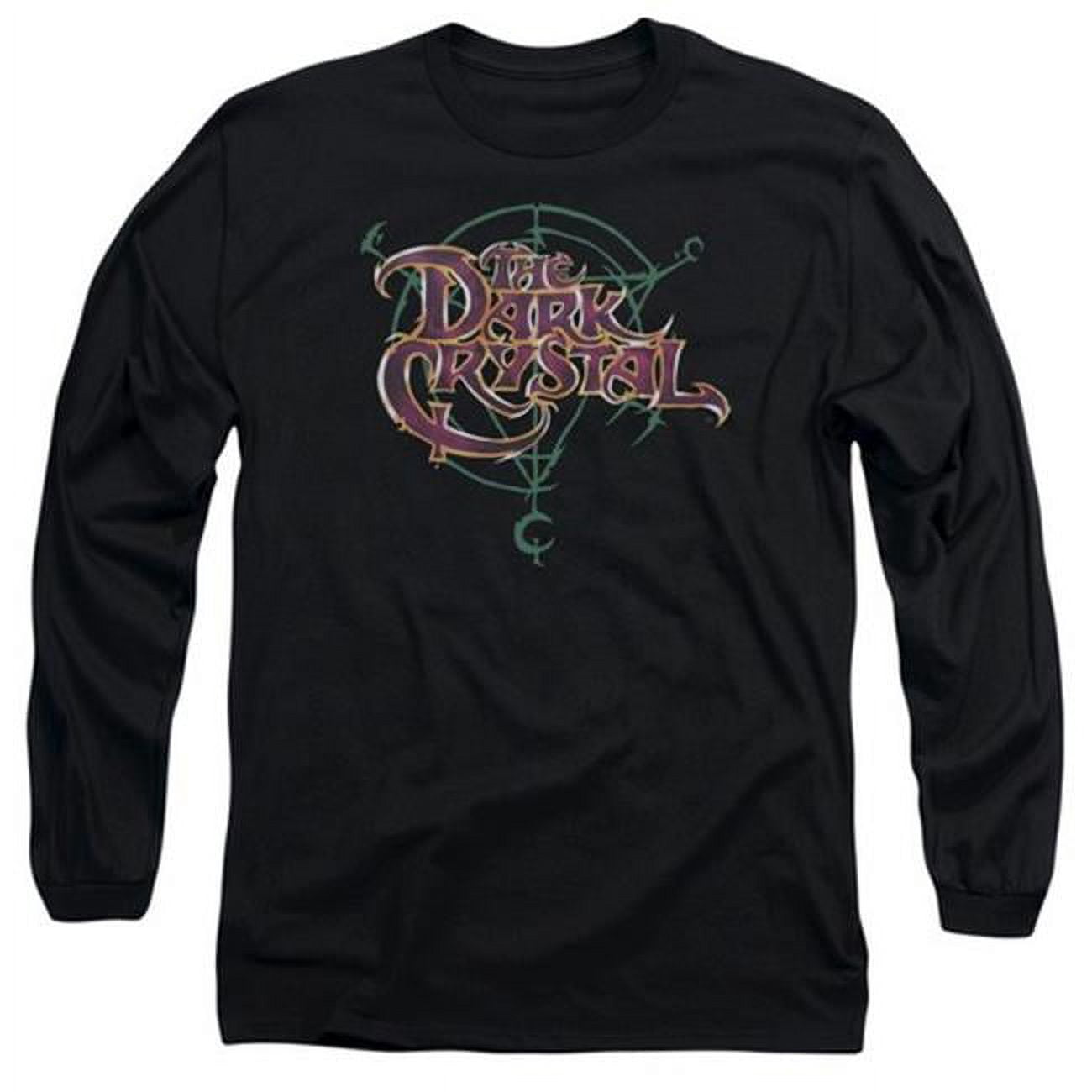 Trevco Dark Crystal-Symbol Logo - Long Sleeve Adult 18-1 Tee - Black ...