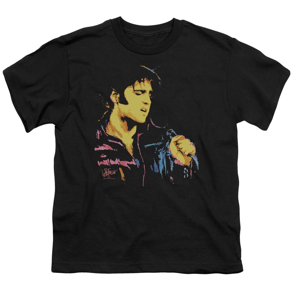 Trevco ELV573-YT-2 Elvis Presley & Neon Elvis Youth 18-1 Short Sleeve T ...