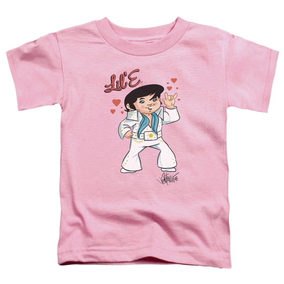 Trevco ELV679-TT-3 Elvis Presley & Lil E Toddler Short Sleeve T-Shirt ...