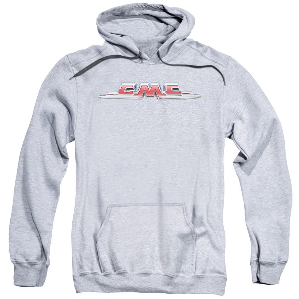 Trevco GMC100-AFTH-3 GMC & Chrome Logo-Adult Pull-Over Hoodie, Athletic ...