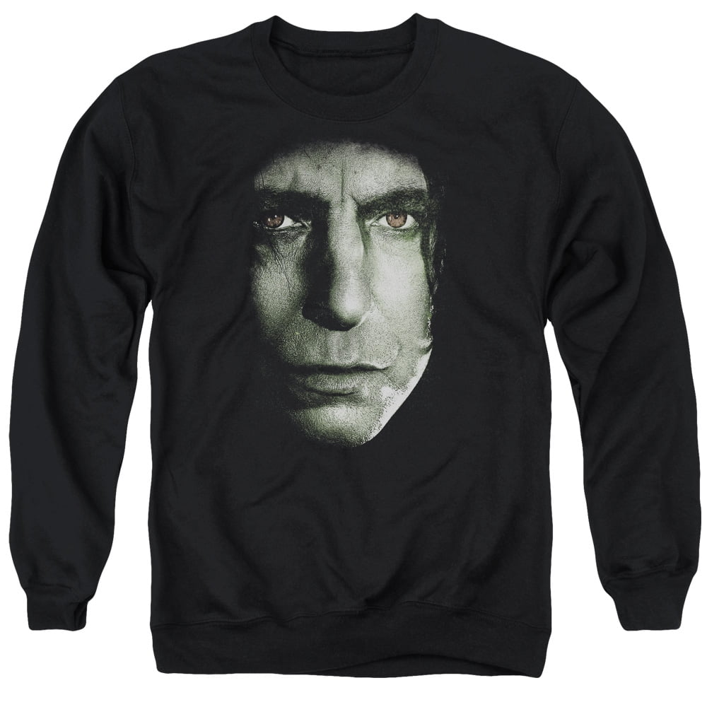 Trevco Harry Potter & Snape Head Adult Crewneck Sweatshirt, Black ...