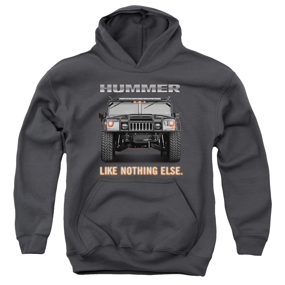 Trevco HMR108-YFTH-1 Hummer Like Nothing Else Pull-Over Hoodie T-Shirt ...