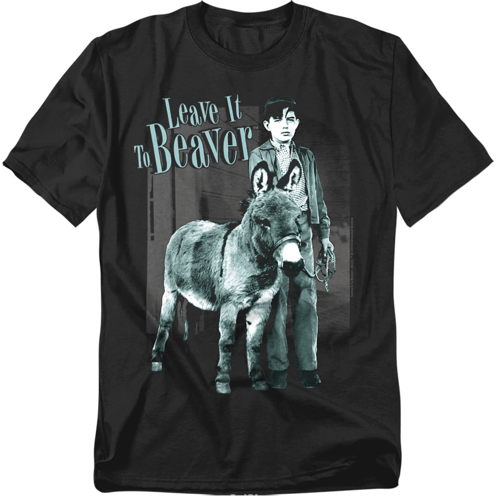 Trevco Mens Leave It to Beaver Up to Something Heather Adult T-Shirt ...