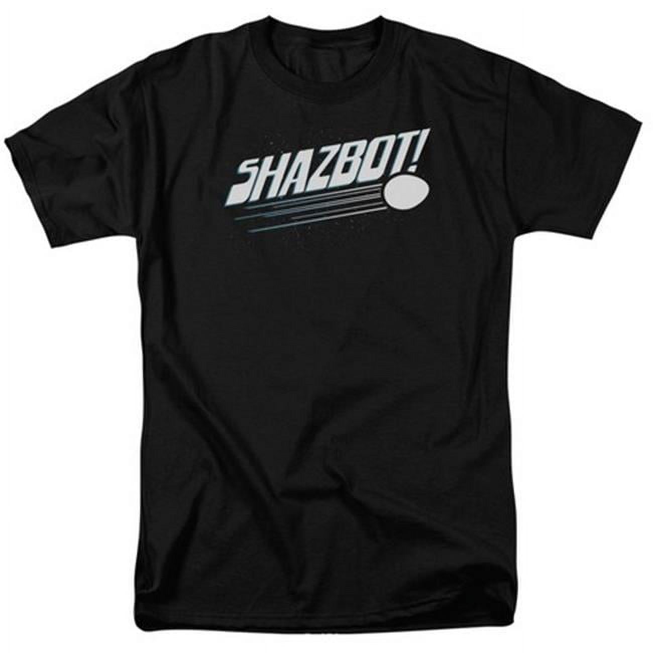 Trevco Mork & Mindy-Shazbot Egg - Short Sleeve Adult 18-1 Tee - Black ...