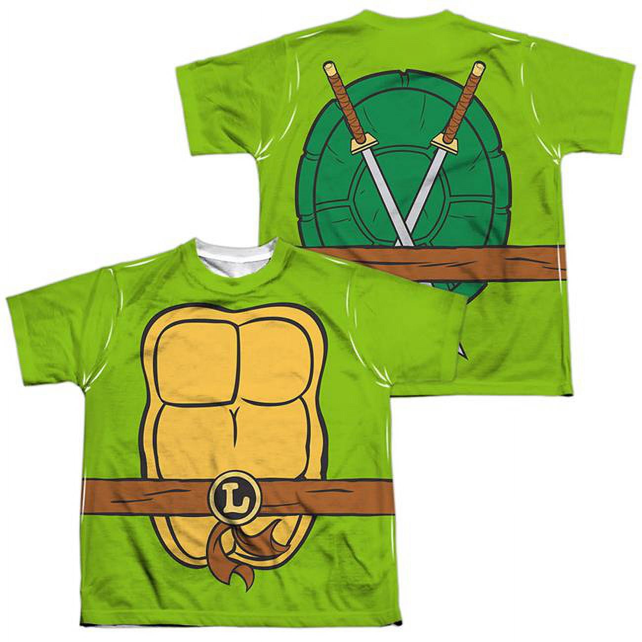 Trevco NICK1020FB-YTPP-3 TMNT & TMNT Leonardo Costume Short Sleeve ...