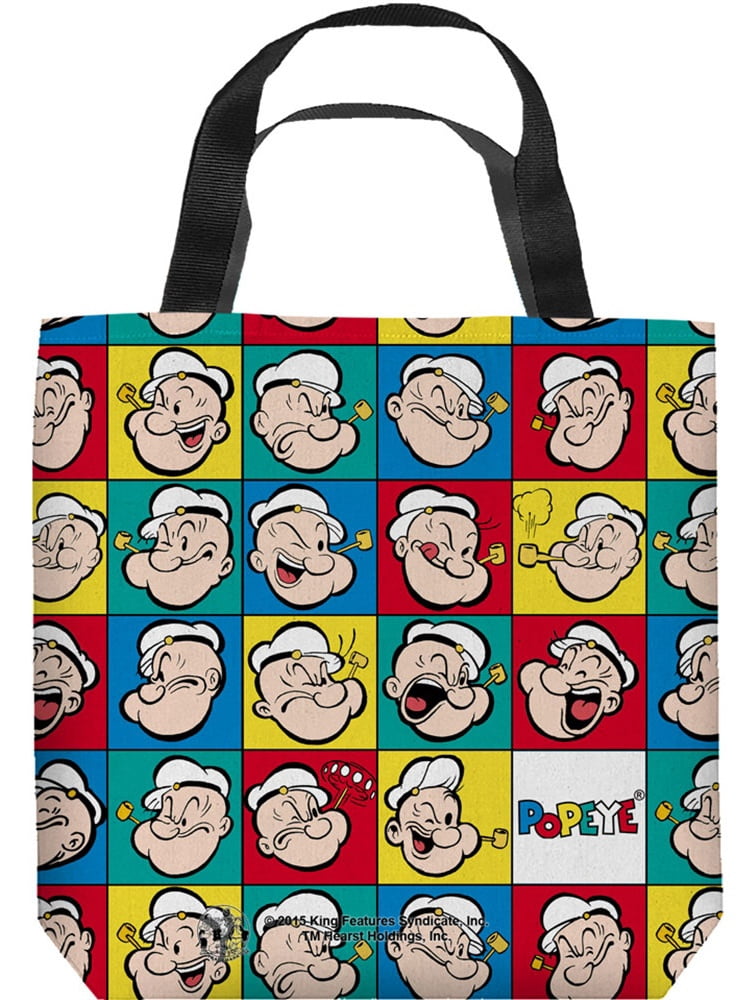 Popeye/many Moods - Tote Bag - 16x16 - Walmart.com