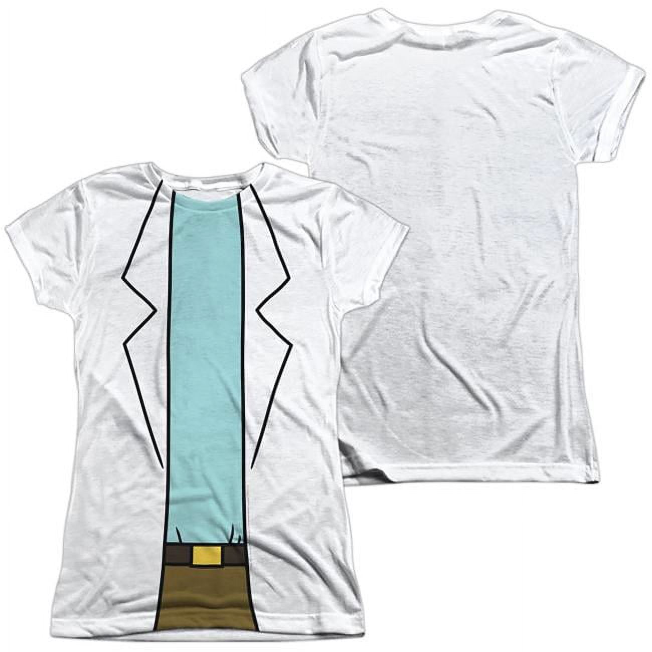 Trevco Rick & Morty Rick Lab Coat Front & Back Print Short Sleeve ...
