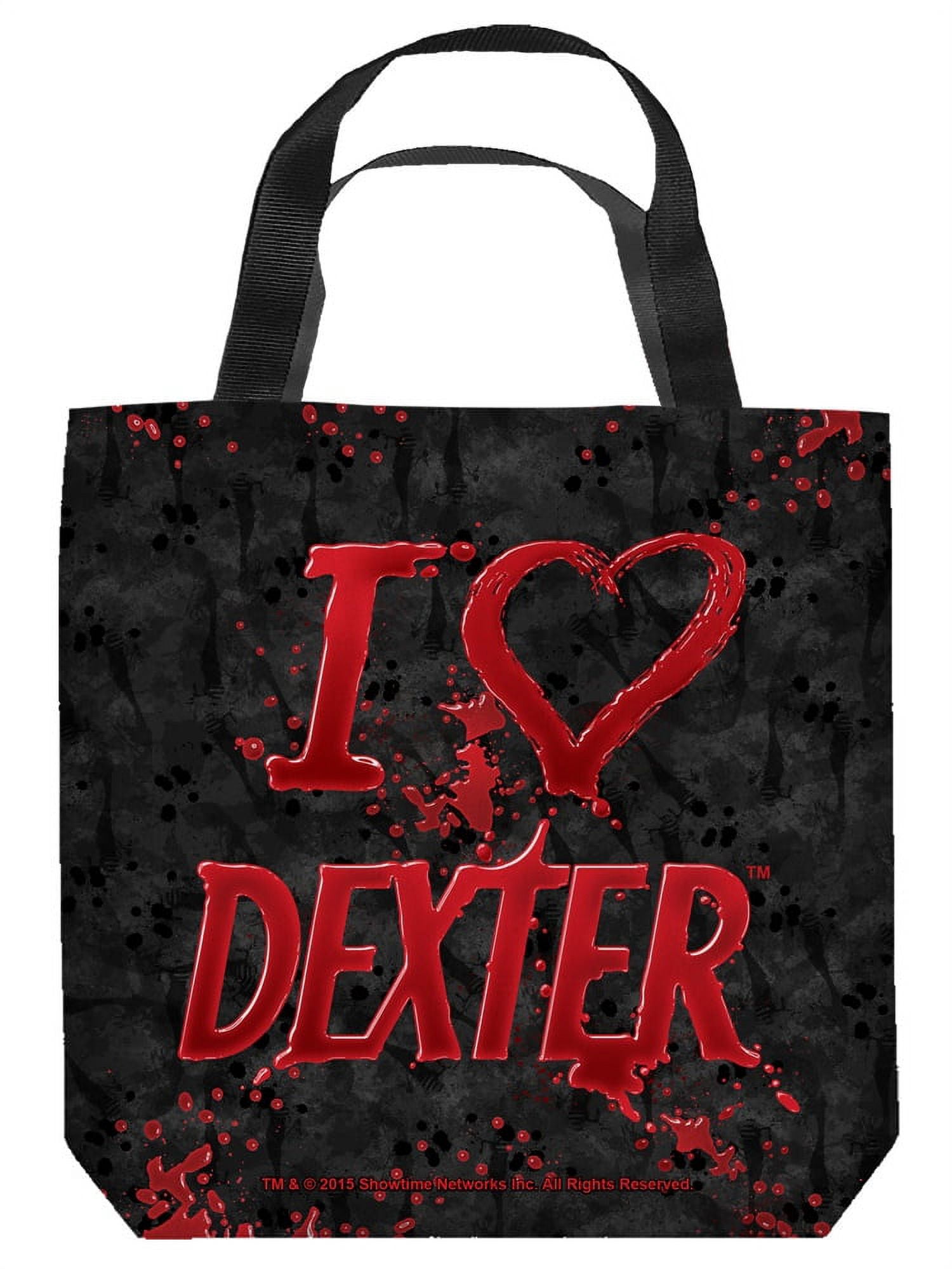 Dexter Crime Mystery Drama Showtime TV Series I Heart Dexter Tote Bag ...