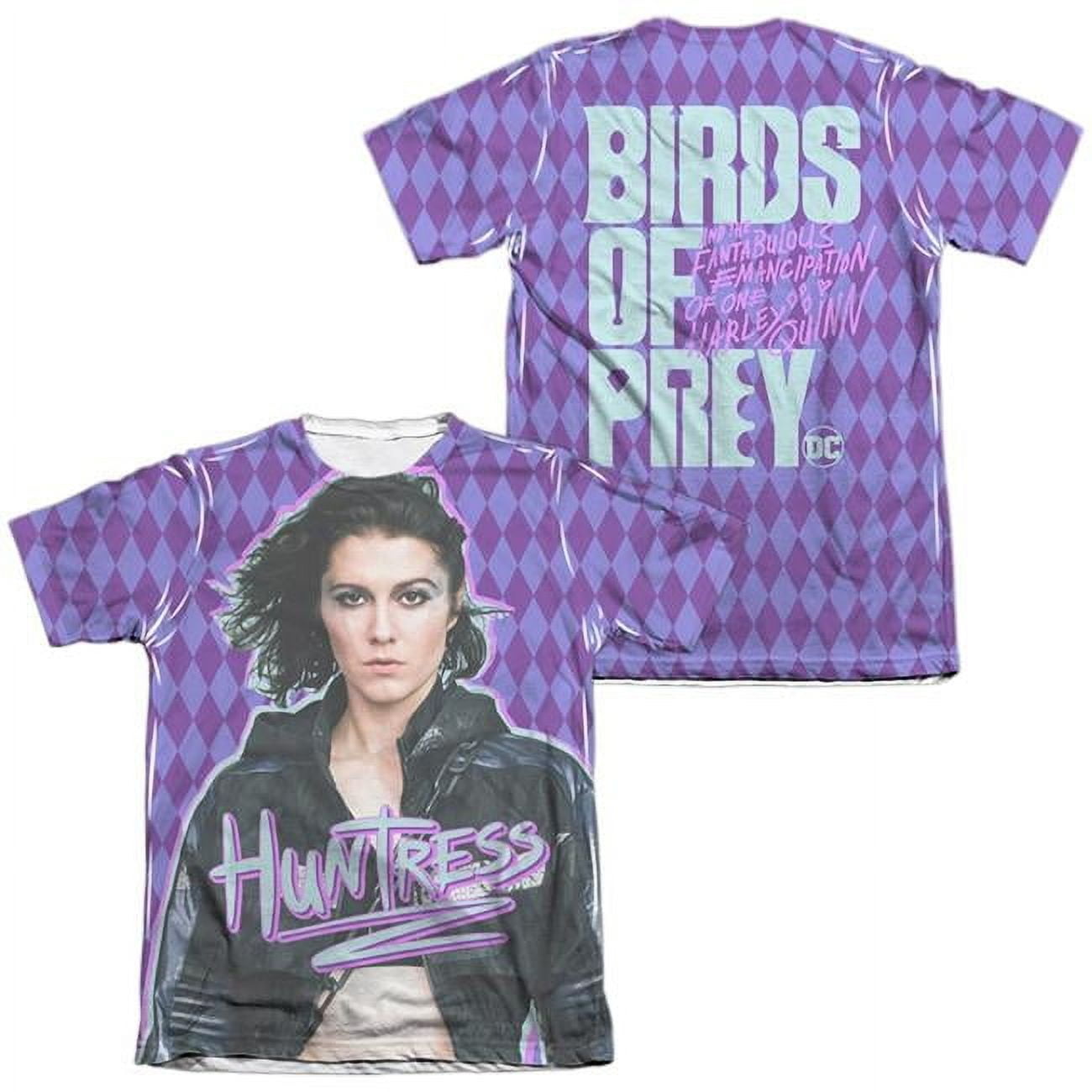 Trevco Sportswear BOP134FB-ATPC-4 Birds of Prey Huntress Front & Back ...